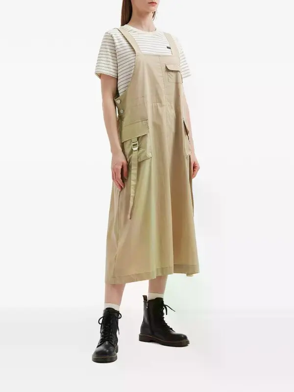 Izzue Flap-pocket Dungaree Dress