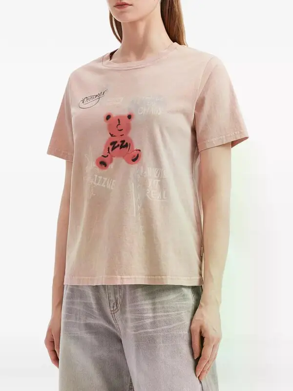 Izzue Printed T-shirt - Pink
