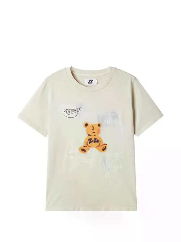 Izzue Graphic T-shirt - Neutrals
