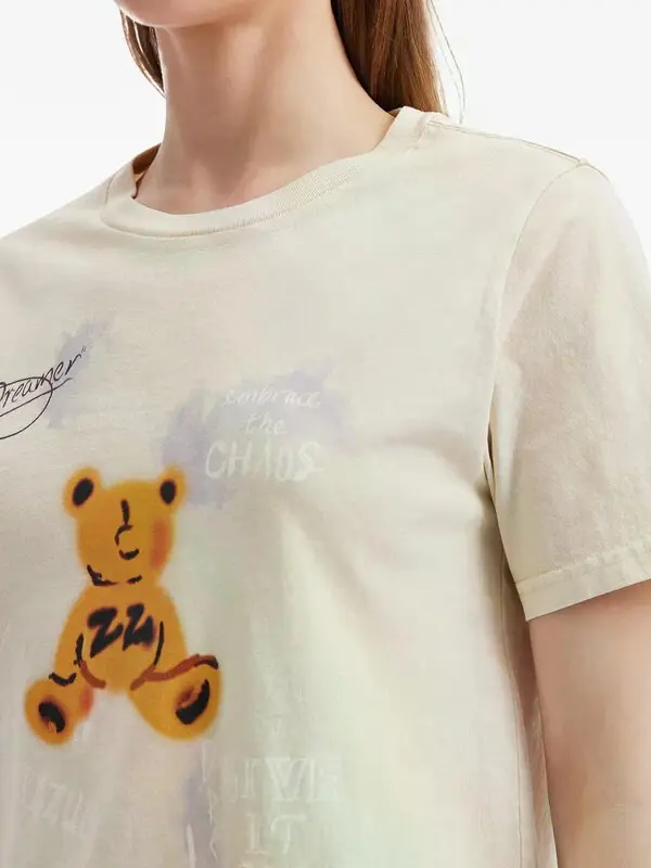 Izzue Graphic T-shirt - Neutrals
