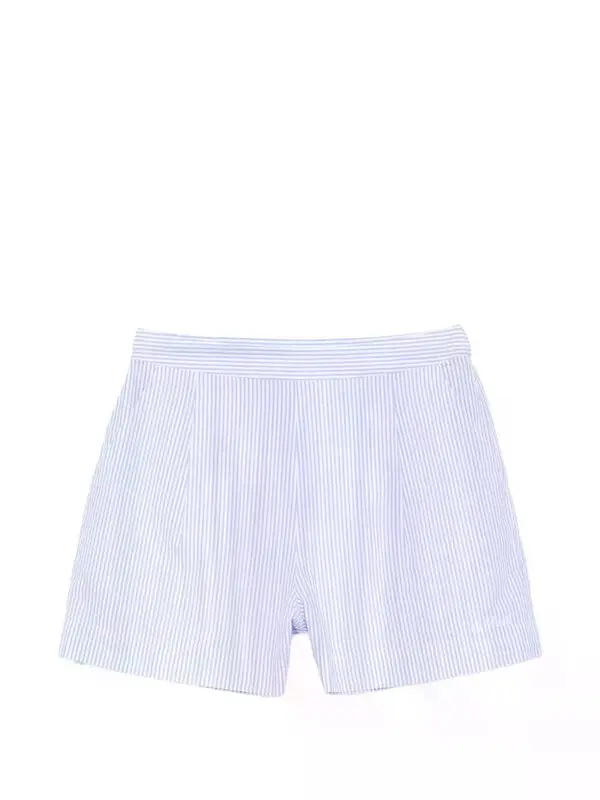 MC2 SAINT BARTH Amani Striped Shorts - Blue