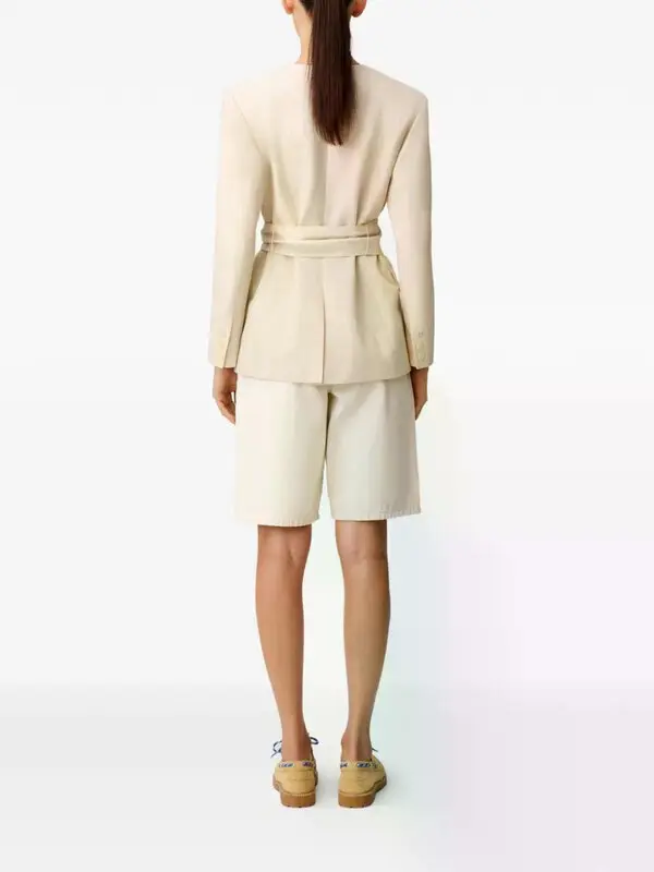 Claudie Pierlot Kimono-collar Tailored Jacket - Neutrals