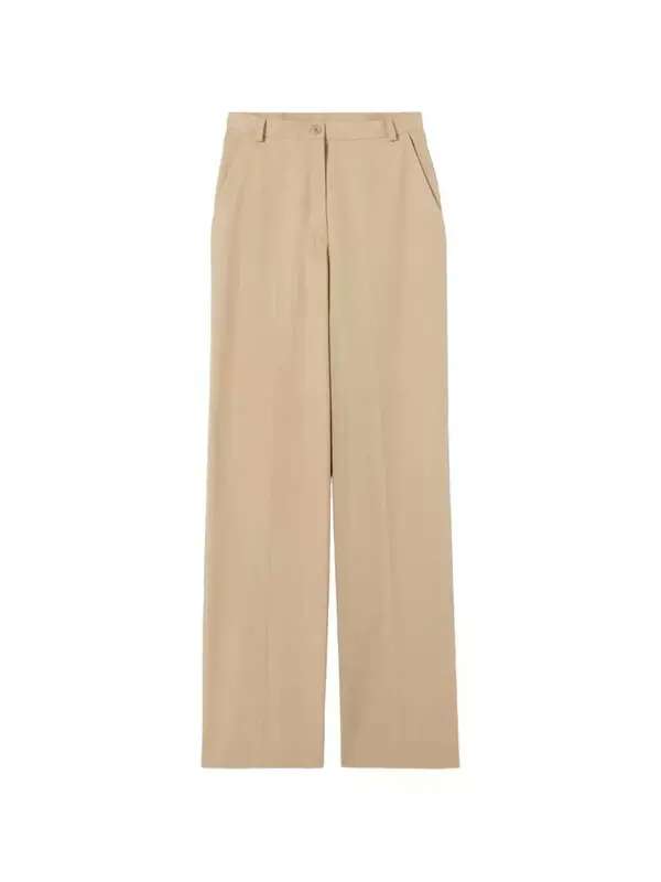Claudie Pierlot Straight Trousers - Neutrals