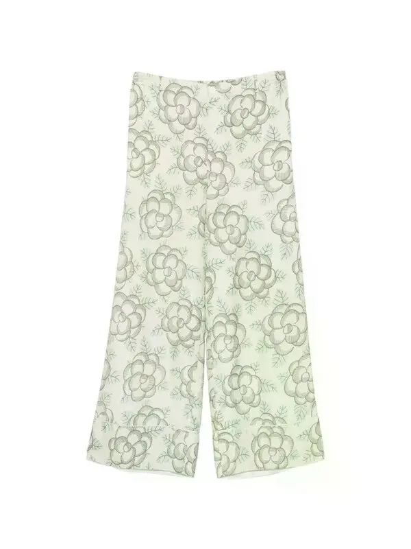 Marni Printed Piping Trousers