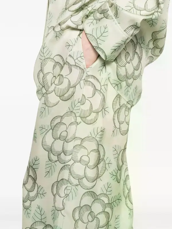 Marni Printed Piping Trousers