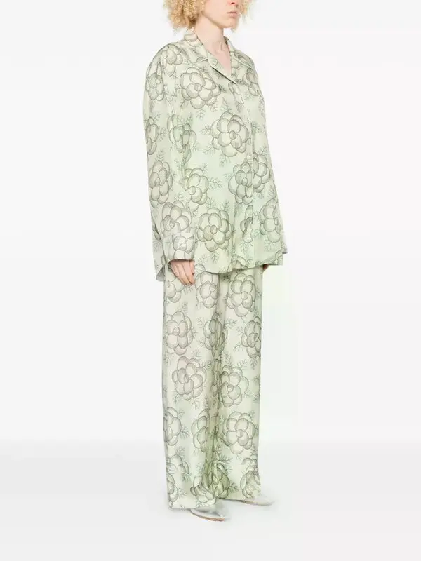 Marni Floral Print Shirt - Neutrals
