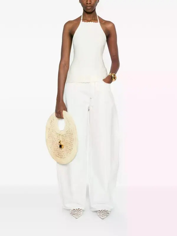 Jacquemus Le Ovalo De Nîmes Jeans