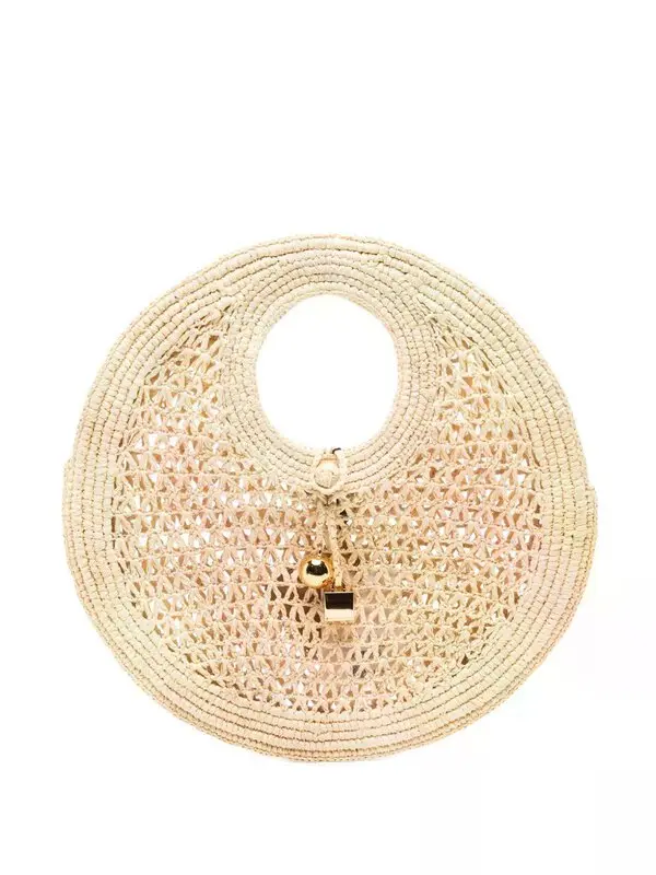 Jacquemus The Small La Spiaggia Raffia Tote Bag