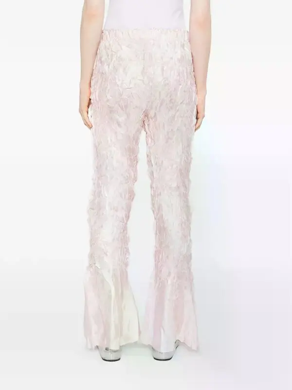 GONGDID DESIGN Scalloped Ruffle Trousers