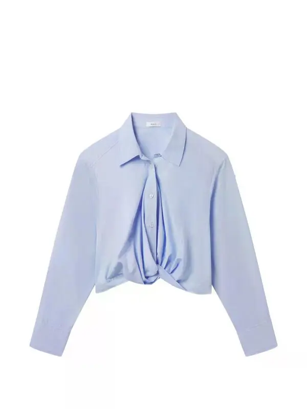 A.L.C. Leo Knotted Shirt - Blue