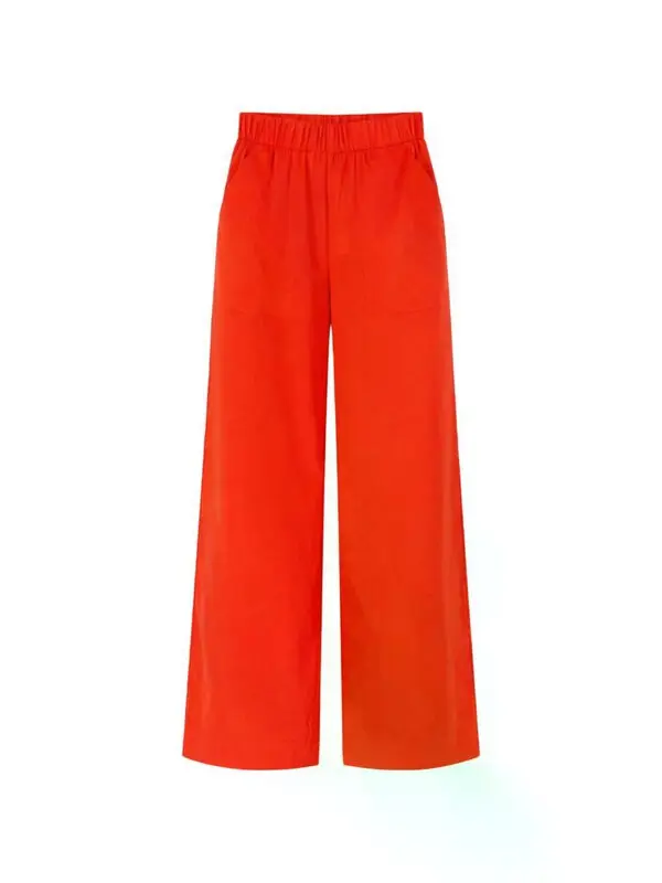 Simkhai Elasticated Palazzo Pants - Red