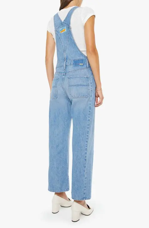MOTHER The Half-pipe Ankle Barrel Leg Denim Overalls - Last Bite