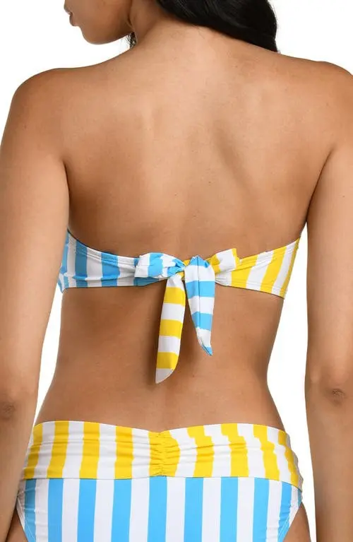 La Blanca Coastal Twist Bandeau Bikini Top