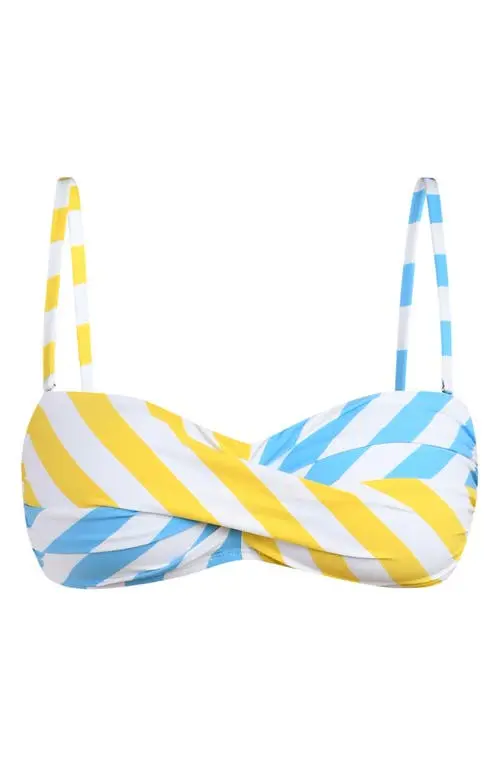 La Blanca Coastal Twist Bandeau Bikini Top