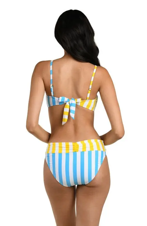 La Blanca Coastal Twist Bandeau Bikini Top