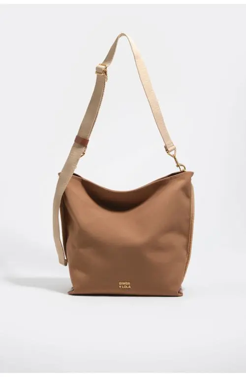 Bimba Y Lola Medium Gabardine Carlino Bag - Cinnamon