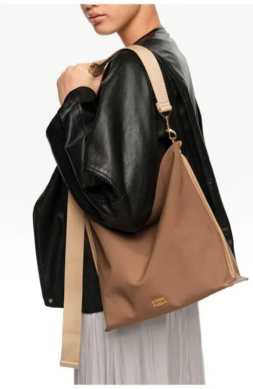 Bimba Y Lola Medium Gabardine Carlino Bag - Cinnamon