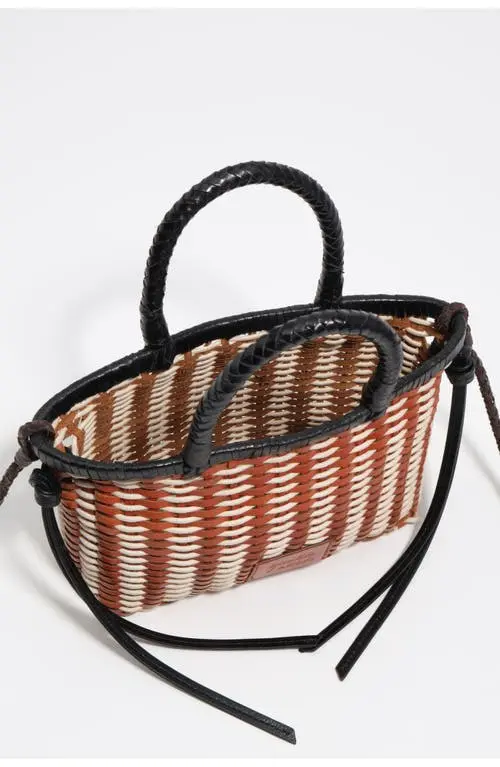 Bimba Y Lola Plaited Leather Xs Bag - Tan
