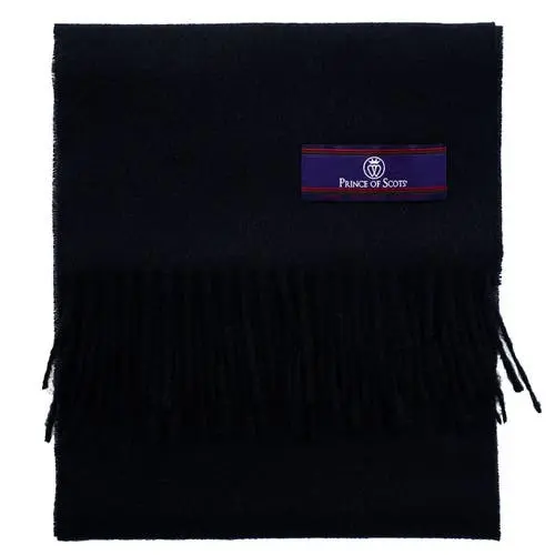 PRINCE OF SCOTS Fringed Merino Wool Scarf