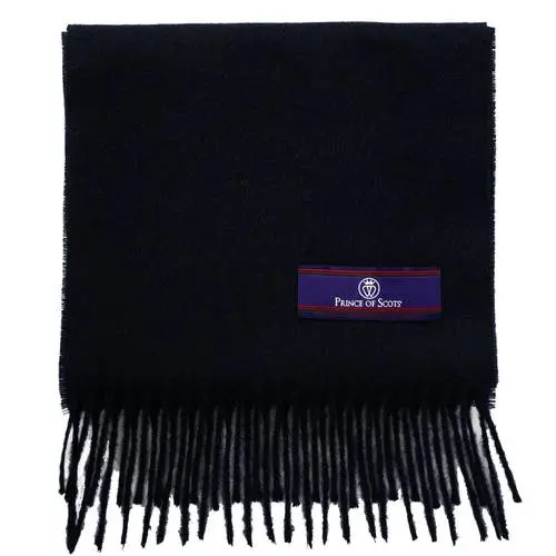 PRINCE OF SCOTS Fringed Merino Wool Scarf