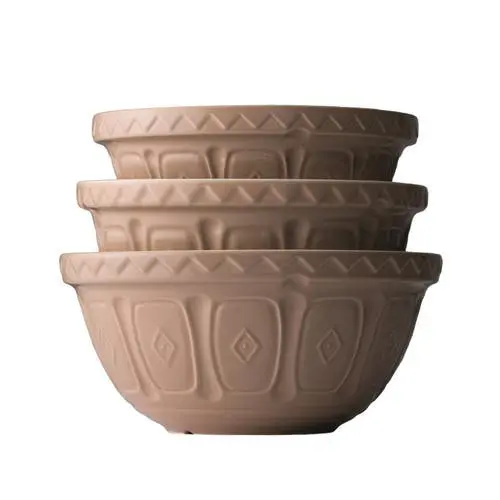 MASON CASH Cane Collection Bowl 3 Piece Set - Beige