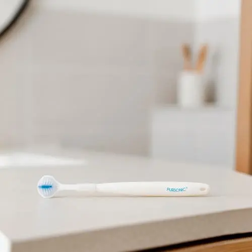 PURSONIC 3d Tech 360° Full Coverage Toothbrush Set - Pink