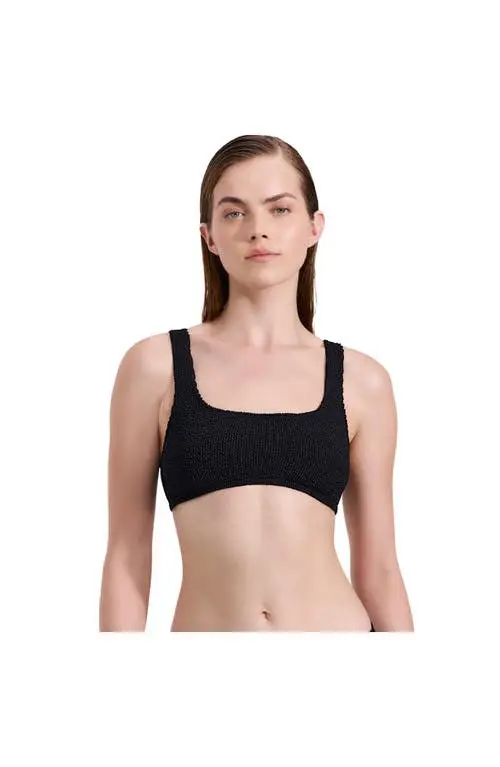 LUMA GOTTEX Tulum Square Neck Bikini Top - Black