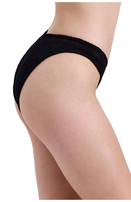LUMA GOTTEX Tulum High-leg Low-rise Bikini Bottom - Black