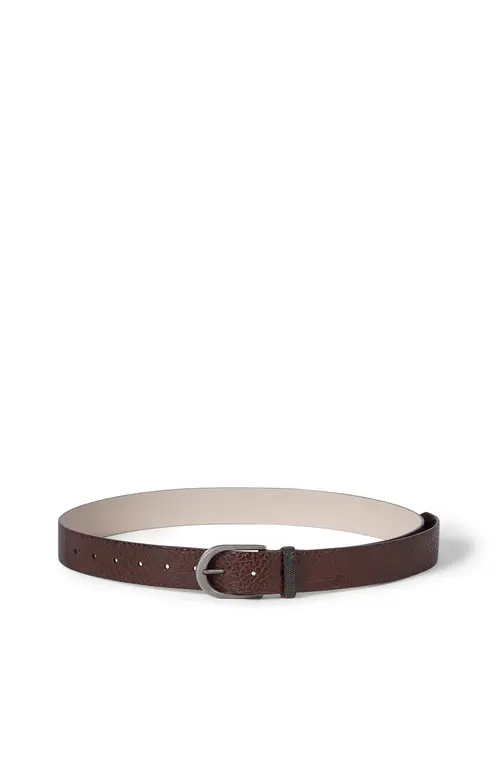 Brunello Cucinelli Calfskin Belt - Brown