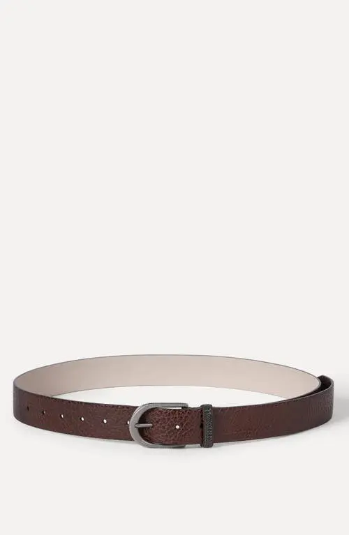 Brunello Cucinelli Calfskin Belt - Brown
