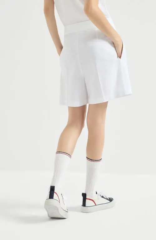 Brunello Cucinelli Piqué Shorts
