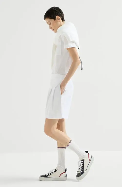 Brunello Cucinelli Piqué Shorts