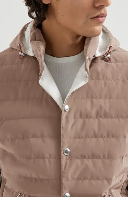 Brunello Cucinelli Down Padded Vest - Hazelnut