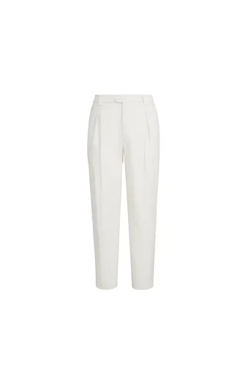 Brunello Cucinelli Trousers With Tee Holder - White