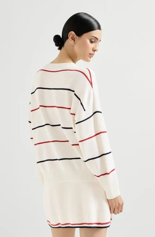 Brunello Cucinelli Textured Stripe Sweater - Panama