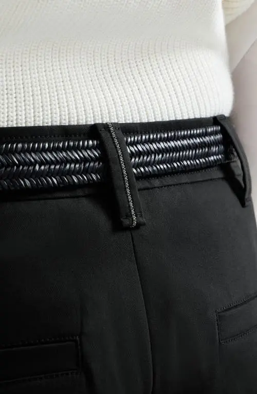 Brunello Cucinelli Cigarette Trousers - Black