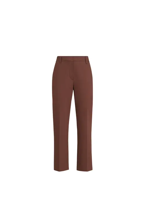 Brunello Cucinelli Cigarette Trousers - Bordeaux