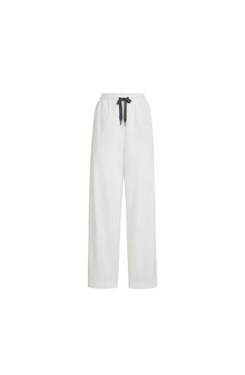 Brunello Cucinelli Piqué Track Trousers - White