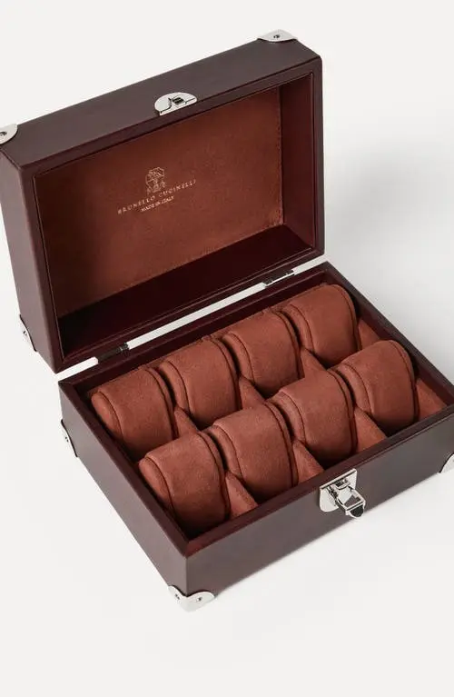 Brunello Cucinelli Calfskin Glasses Organizer