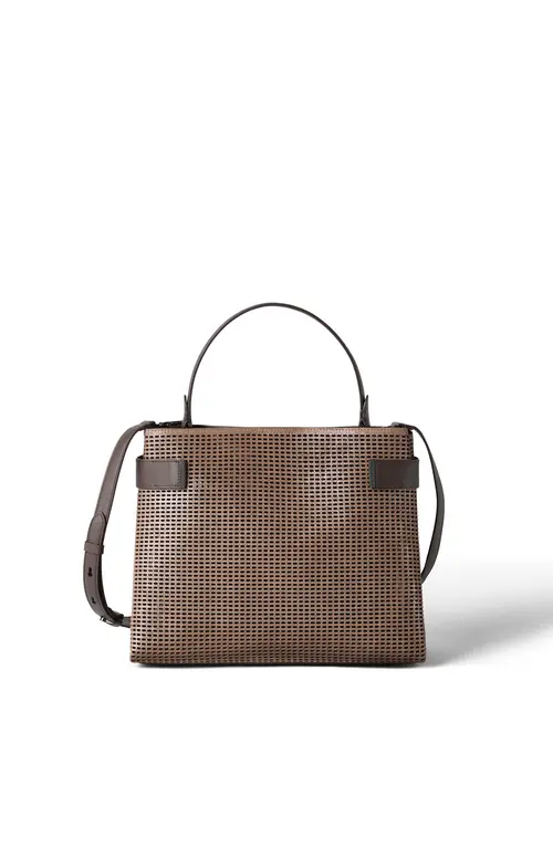 Brunello Cucinelli Leather Essence Top-handle Bag - Brown