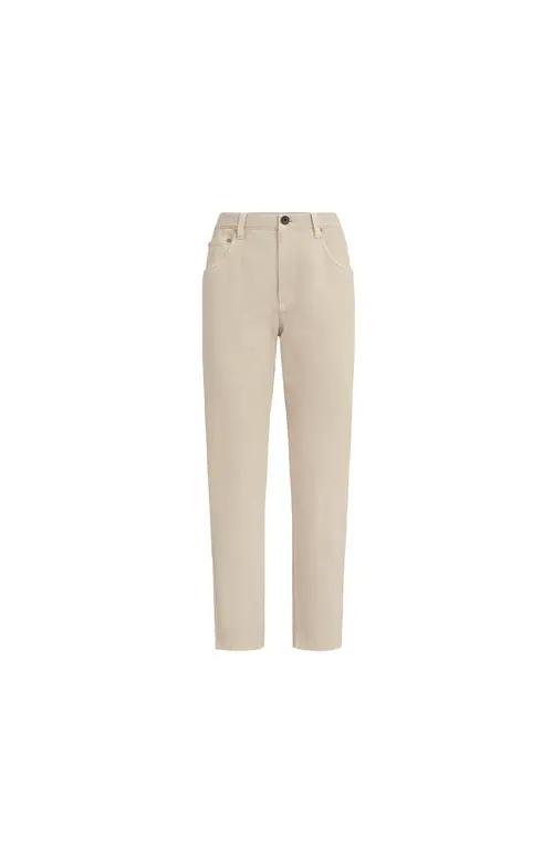 Brunello Cucinelli Straight Five-pocket Trousers - Sand