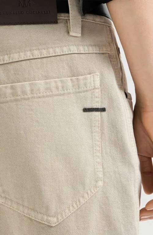 Brunello Cucinelli Straight Five-pocket Trousers - Sand