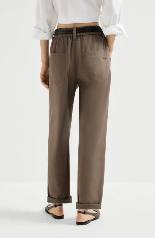 Brunello Cucinelli Baggy Pull-on Trousers - Brown