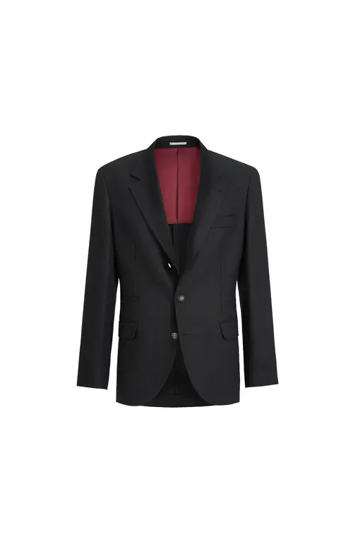 Brunello Cucinelli Hopsack Deconstructed Blazer