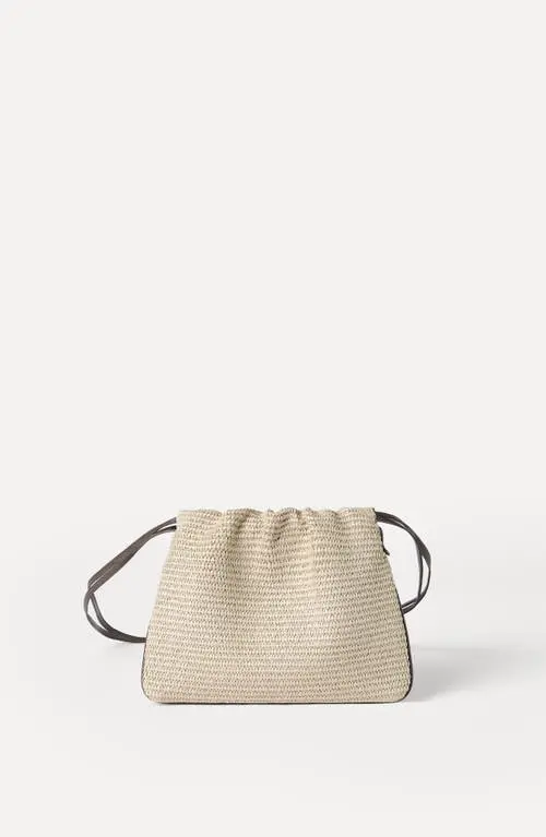 Brunello Cucinelli Precious Net Pouch Bag - Beige