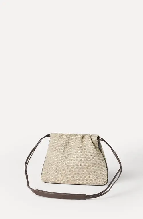 Brunello Cucinelli Precious Net Pouch Bag - Beige