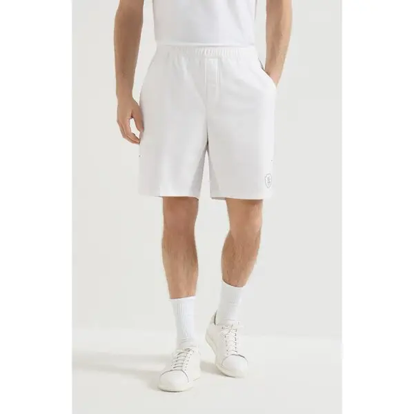 Brunello Cucinelli Nylon Bermuda Shorts - White