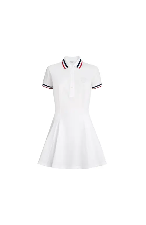Brunello Cucinelli Mini Dress With Logo - White