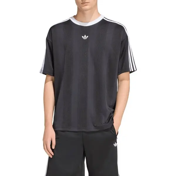 Adidas Adicolor Recycled Polyester Jacquard Jersey - Black