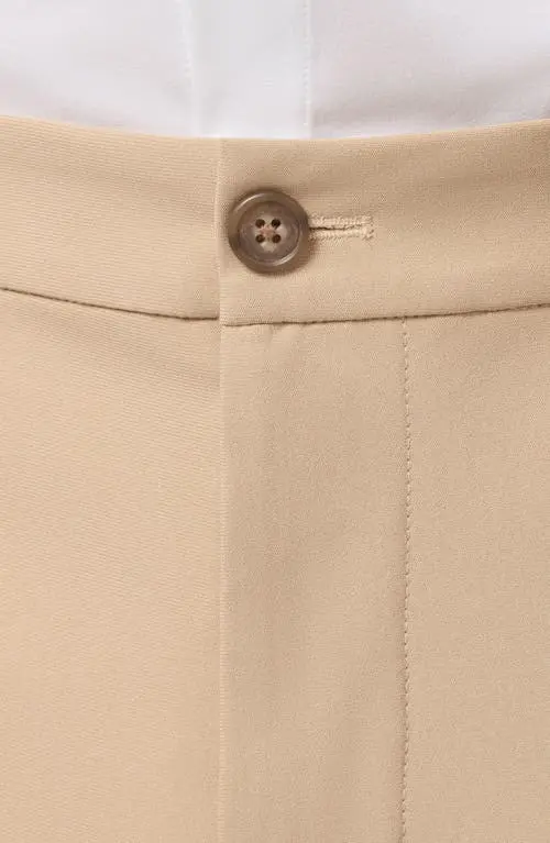 Mizzen+main Upton Flat Front Chinos - Light Khaki